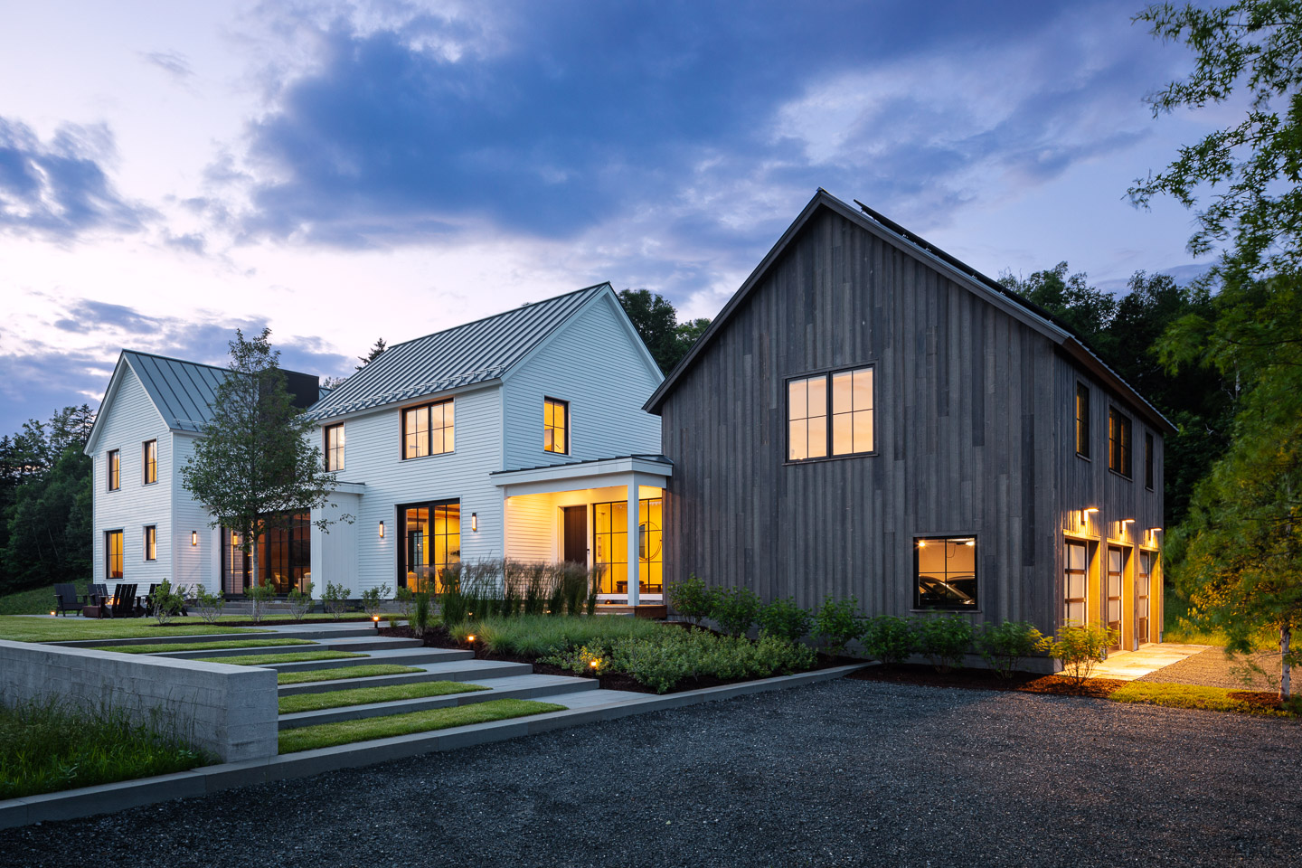 A Modern-Style Vermont Farmhouse by Silver Maple Residential